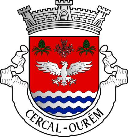 Heráldica da antiga freguesia de Cercal - Município de Ourém - Distrito ...